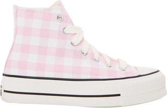 Converse Chuck Classic Bauernkaro High Top Turnschuhe f&uuml;r Damen (Pink)