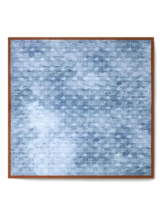 Dsquared2 Schal mit Monogramm-Print - Blau