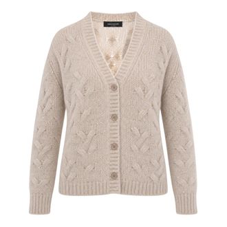 Fabiana Filippi Strickjacke mit Zopfmuster - - Knitwear - Damen - Beige - XS