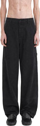 Marni Cotton Loose Workwear Trousers