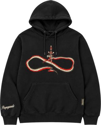 PROPAGANDA SweaT-shirt &agrave; Capuche Sword - Homme - Sweatshirts et sweats &agrave; capuche - Noir - Taille: M
