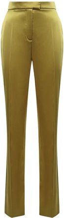Valentino Garavani Femme, Pantalons, Vert, Taille: 38 FR Pantalone