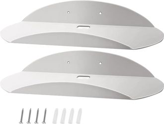 Generico Wandregal aus Acryl, 2 St&uuml;ck, Wandhalterung f&uuml;r Blument&ouml;pfe, kleine Blument&ouml;pfe, f&uuml;r Fotos, Kunst, Troph&auml;en, Kinder, K&uuml;che, Bad, Wohnzimmer, Spielzeug