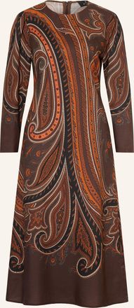 Etro Etro Kleid Mit Seide rot