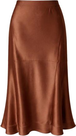Nouvelle/Silk95Five Femme, Jupes, Brun, Taille: 38 FR Chamonix Midi Skirt