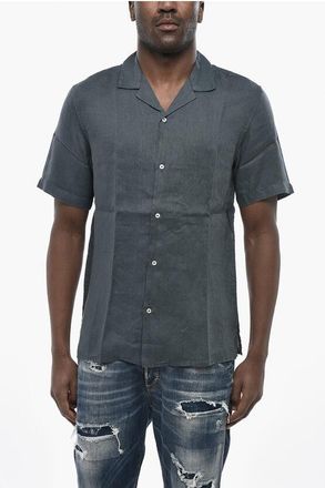 Altea Linen Shirt BAKER With Short Sleeves size Xl