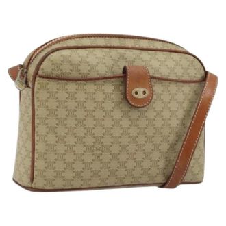 Celine Sac bandouli&egrave;re vintage Pre-owned - Femme - Pre-owned - Beige - Taille: ONE Size