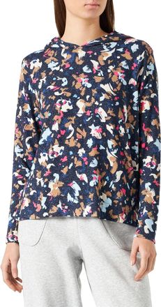 s.Oliver Damen T-Shirts T Shirts Langarm, Blau, 32 EU