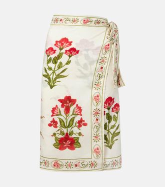 Agua Bendita Pareo Emelina aus Baumwolle und Seide