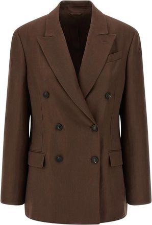 Brunello Cucinelli Damen, Jacken, Braun, SGr&ouml;&szlig;e