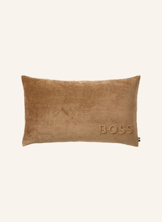 HUGO BOSS Dekokissenh&uuml;lle Boldlogo braun