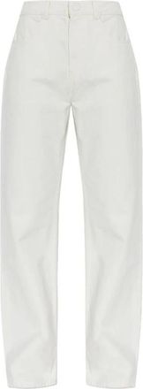 Ami Femme, Pantalons, Blanc, Taille: W26 Jean &Eacute;vas&eacute; Taille Haute