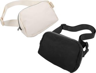 Hemobllo 2 St&uuml;ck Pack Kleiner H&uuml;fttaschen f&uuml;r Damen und Herren Verstellbarer Gurt Leichte Outdoor Bauchtasche zum Laufen Wandern und Training Robust mit Rei&szlig;ve