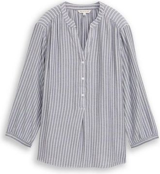 Tom Tailor Langarmbluse Blusen & Shirts Bluse mit Streifenmuster