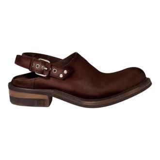 Miu Miu Clog - - Shoes - Damen - Braun - 38 EU