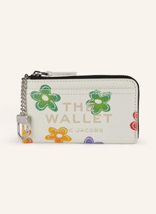 Marc Jacobs Kartenetui The Wild Daisy Top Zip Multi Wallet weiss