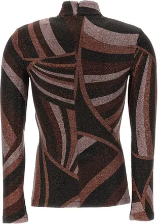 Pucci Swirl-Pattern Knit Tunic