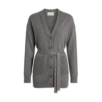 Pennyblack V-Ausschnitt Strickjacke - - Knitwear - Damen - Grau - XL
