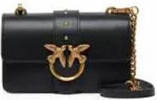 Pinko Sac bandouli&egrave;re Love Bag Mini en noir et or