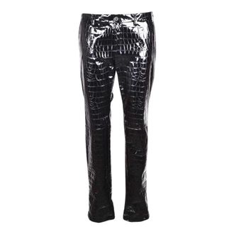 Dolce & Gabbana Lackhose - - Trousers - Herren - Schwarzk - L