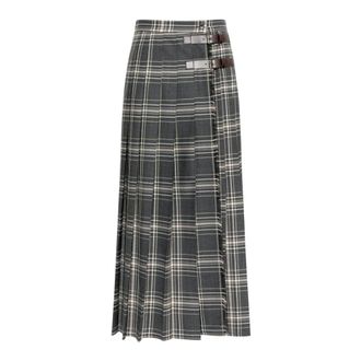 Max Mara Jupe Longue Portefeuille - Femme - Jupes - Multicolore - Taille: 36 FR