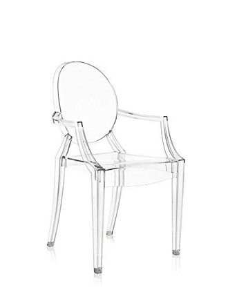 Kartell Louis Ghost, Chaise, Lot de 4, Cristal