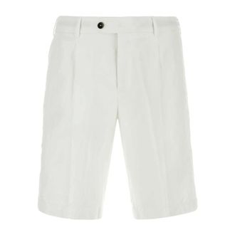 Pantaloni Torino Homme, Shorts, Blanc, Taille: M Pleated Chino Shorts