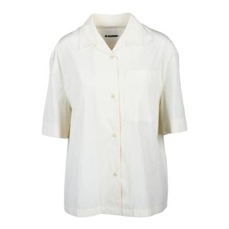 Jil Sander Camcia Dritta Over - - Blouses & Shirts - Damen - Beige - S
