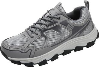 Generic 2026 Chaussures de sport pour homme Motif &agrave; la mode Couleur unie Maille respirante Semelle &eacute;paisse Confortable et antid&eacute;rapante &agrave; lacets Semelle &eacute;pais