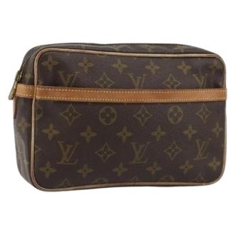Louis Vuitton Pre-owned Vintage Monogram Clutch - Femme - Pre-owned - Brun - Taille: ONE Size