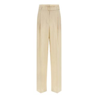 Max Mara MstMateria Hosen - - Trousers - Damen - Beige - M