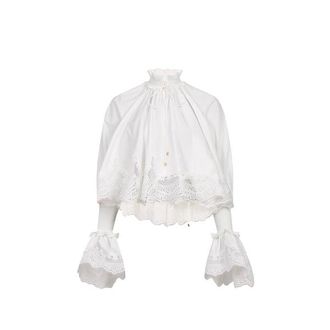 Zimmermann Chemise &agrave; volant Alchemy en coton