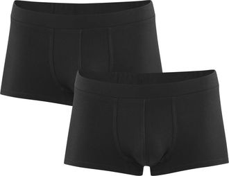 Living Crafts FARELL | Pants, 2er-Pack - Geschmeidige Passform, Weiche elastische Materialmischung, Moderner Niedriger Schnitt (M, Black)