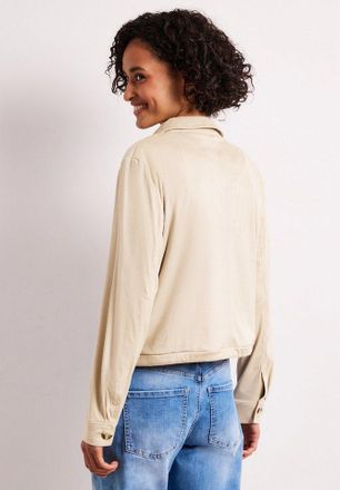 Street One Kurzjacke in Velours-Optik