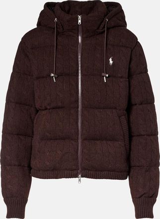 Polo Ralph Lauren Wattierte Jacke aus Wolle und Kaschmir