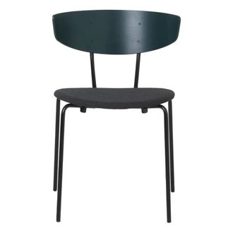 Ferm Living Chaise tapiss&eacute;e Herman en bois et m&eacute;tal Ferm Living