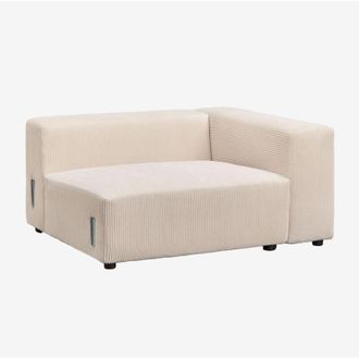 Sklum Sklum - Eckmodul rechts 135x113 cm mit hoher Armlehne f&uuml;r modulares Sofa Bruna