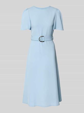 Rinascimento Cocktailkleid mit G&uuml;rtel und Rundhalsausschnitt