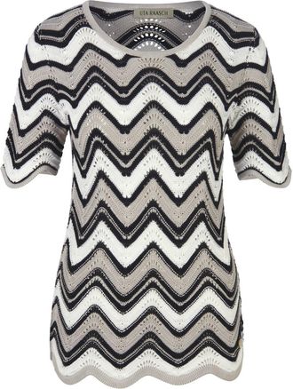 Uta Raasch Pullover Rundhals-Ausschnitt Uta Raasch mehrfarbig