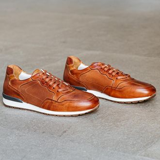 Bexley Canberra - Sneaker homme châtaigne patiné