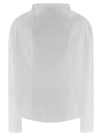 Maison Margiela Womens White Cotton Blouse