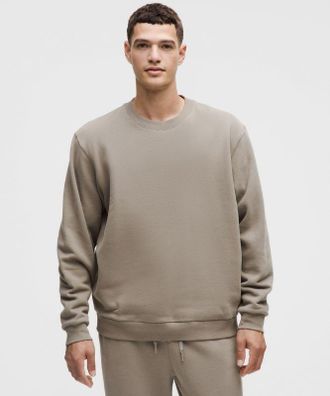 lululemon Steady State Pullover mit Rundhalsausschnitt f&uuml;r M&auml;nner - Khaki - Gr&ouml;&szlig;e 2XL