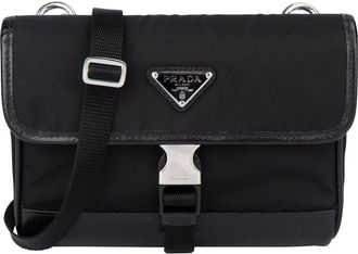 Prada Crossbody Bags - Prada Nylon Triangle Mini Crossbody Side Bag - Gr. unisize - in Schwarz - für Damen