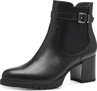 Tamaris Damen Absatzstiefelette Blockabsatz bequem; BLACK, EU 40