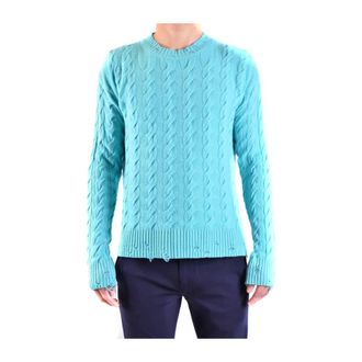 Laneus Rundhals-Strickware - - Knitwear - Herren - Blau - L