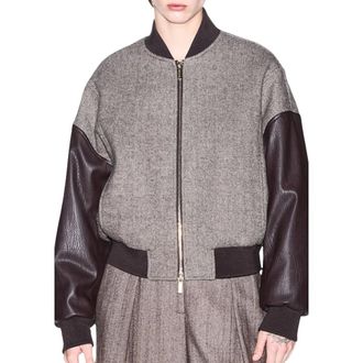 A|X Armani Exchange Bomber Vestes - Femme - Vestes - Gris - Taille: 38 FR