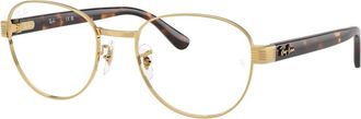 Ray-Ban unisex, Accessoires, Jaune, Taille: 52 MM Rx6543 Eyeglasses