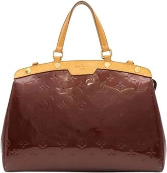 Louis Vuitton Sac cabas Monogram Vernis Pre-owned - Femme - Pre-owned - Rouge - Taille: ONE Size