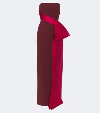Roland Mouret Bustier-Robe aus Cr&ecirc;pe