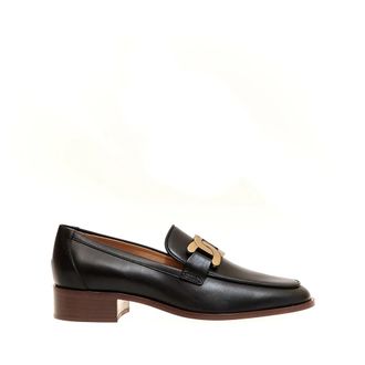 Tod's Schwarzer Lederslipper Aw23 - - Shoes - Damen - Schwarzk - 40 EU